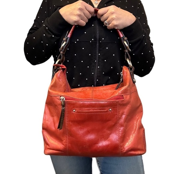 Nino BOSSI | Bags | Nino Bossi Burgundy Leather Hobo Bag | Poshmark